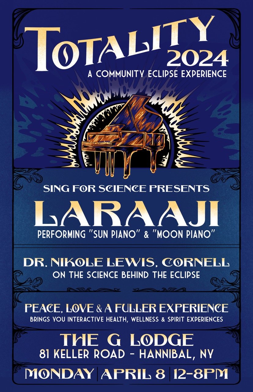 Totality 2024 with LARAAJI - A Community Eclipse Experience — Sing for ...