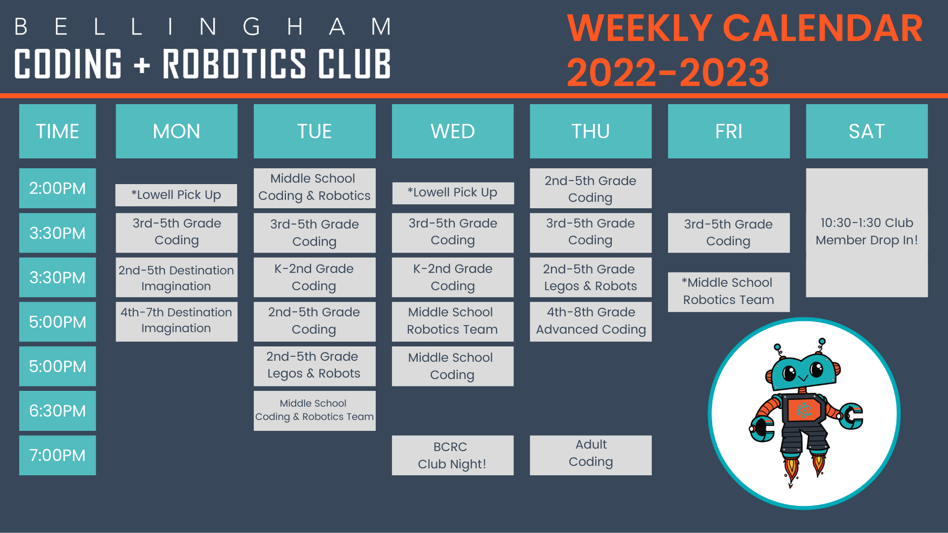Bellingham Coding and Robotics Club - Join Now — Bellingham Coding + Robotics Club