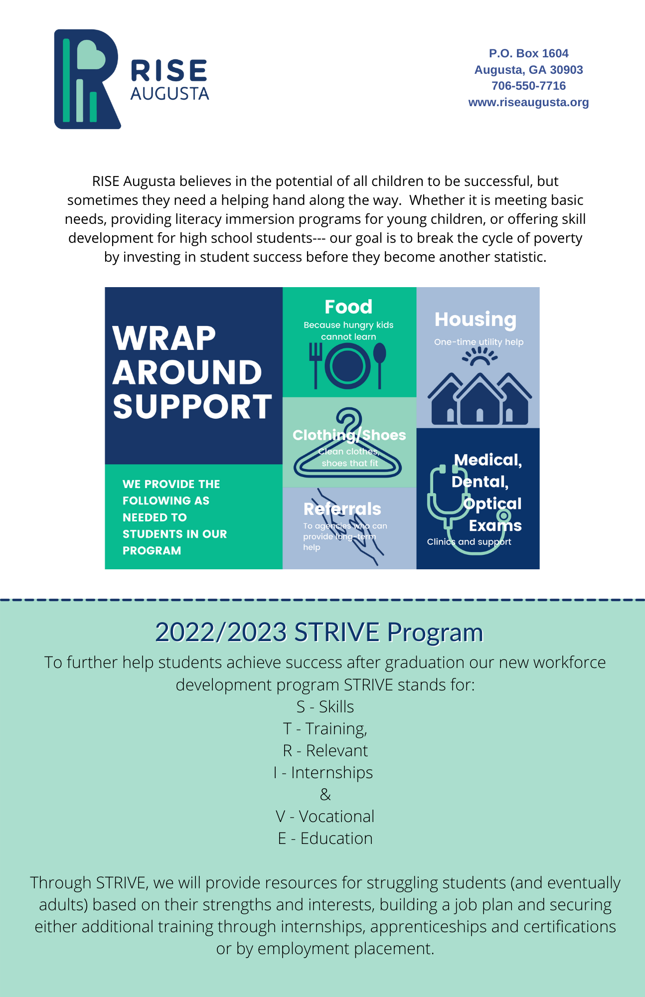 Strive Flyer | RISE Augusta