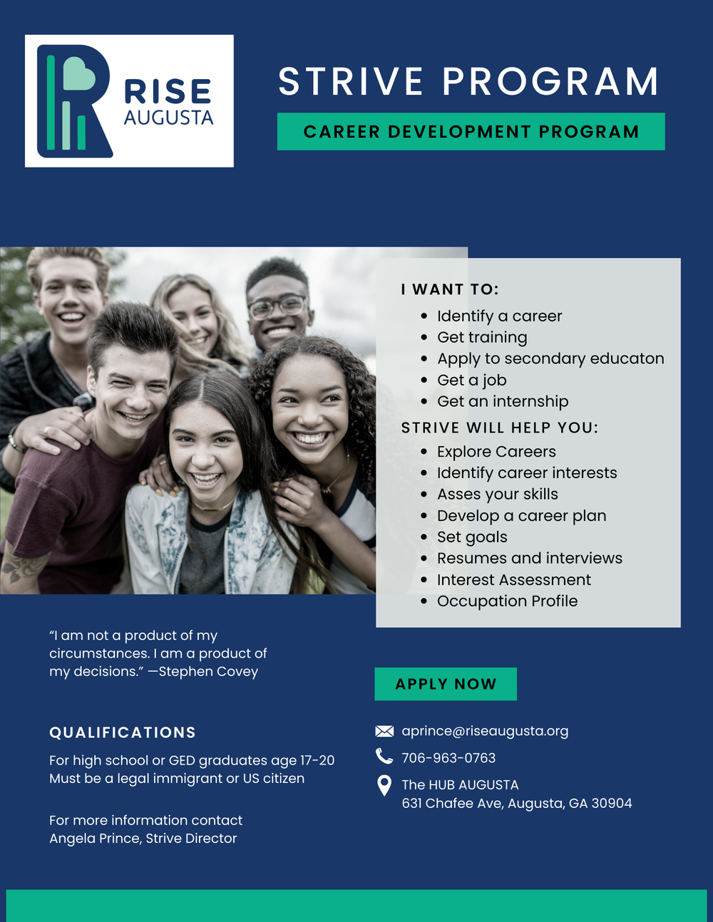 Strive Flyer | RISE Augusta