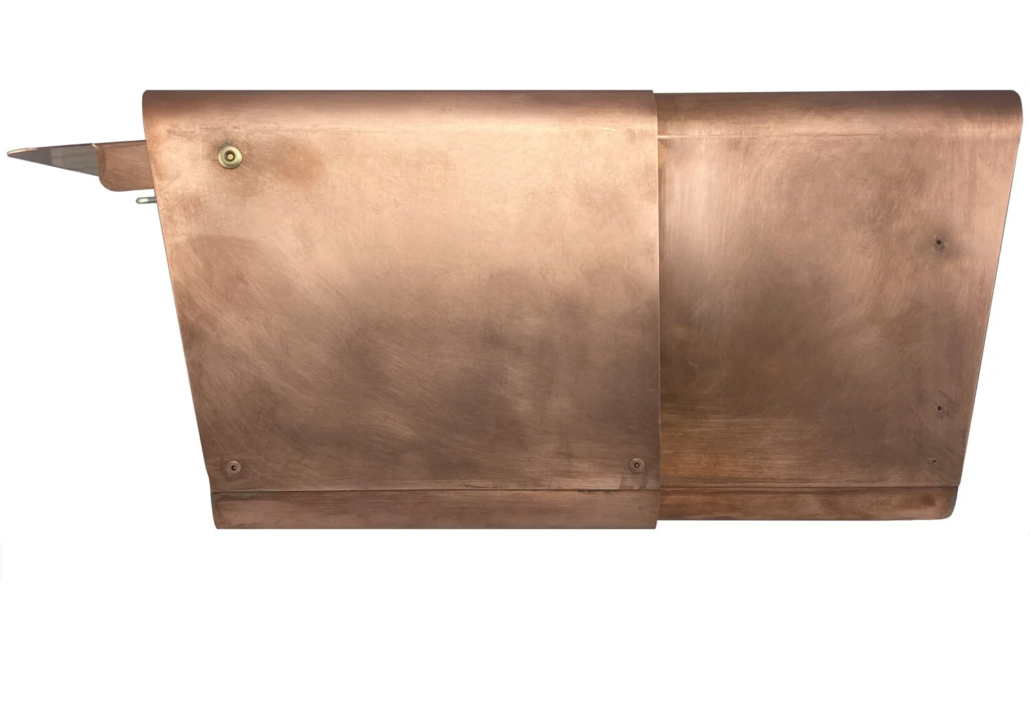 Copper Letterbox 'The Guillotine' with Copper Multi-bracket - Hatchet ...