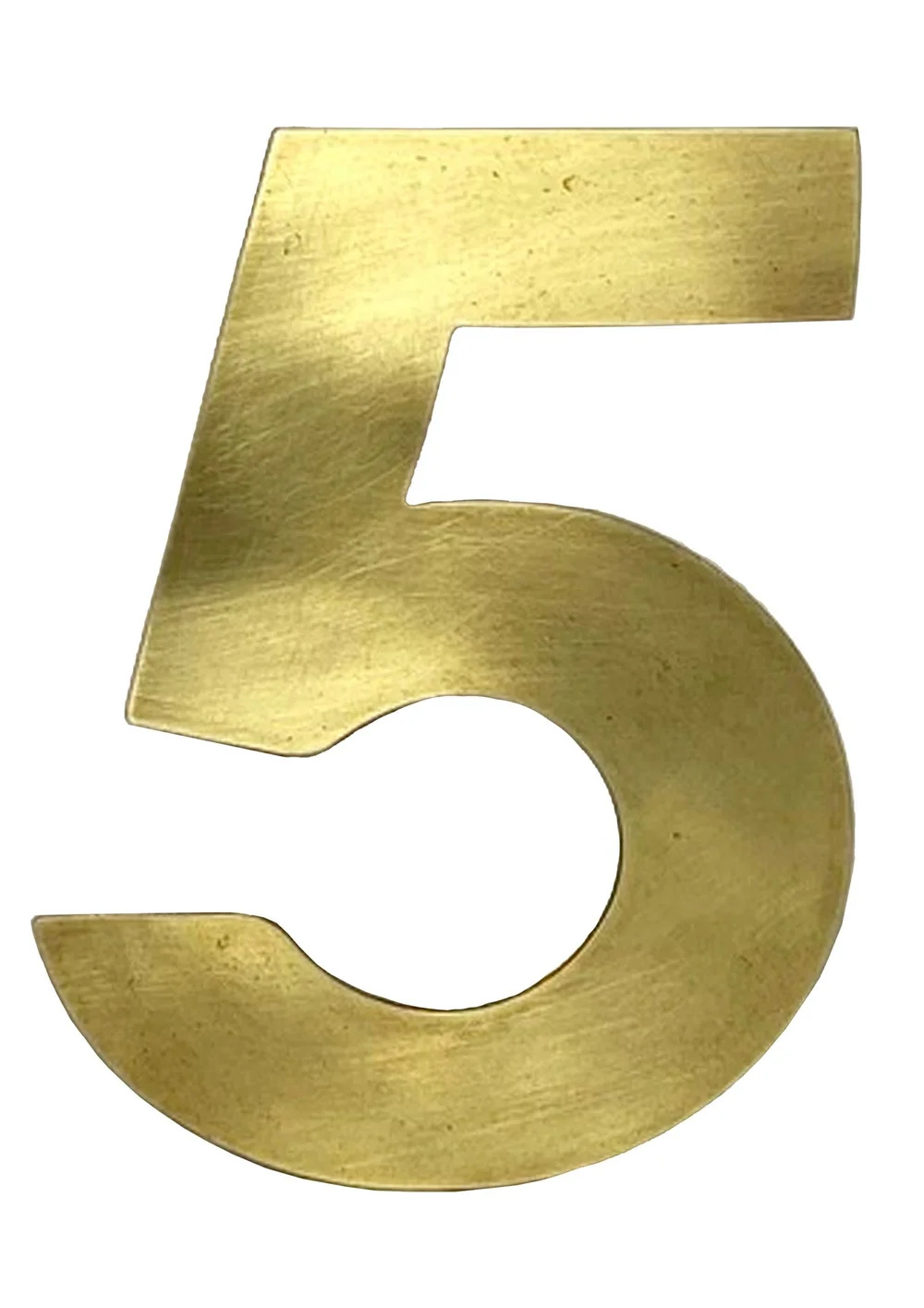 Brass House Numbers 'Lean Serif' 150mm - Hatchet Studio | Brass ...