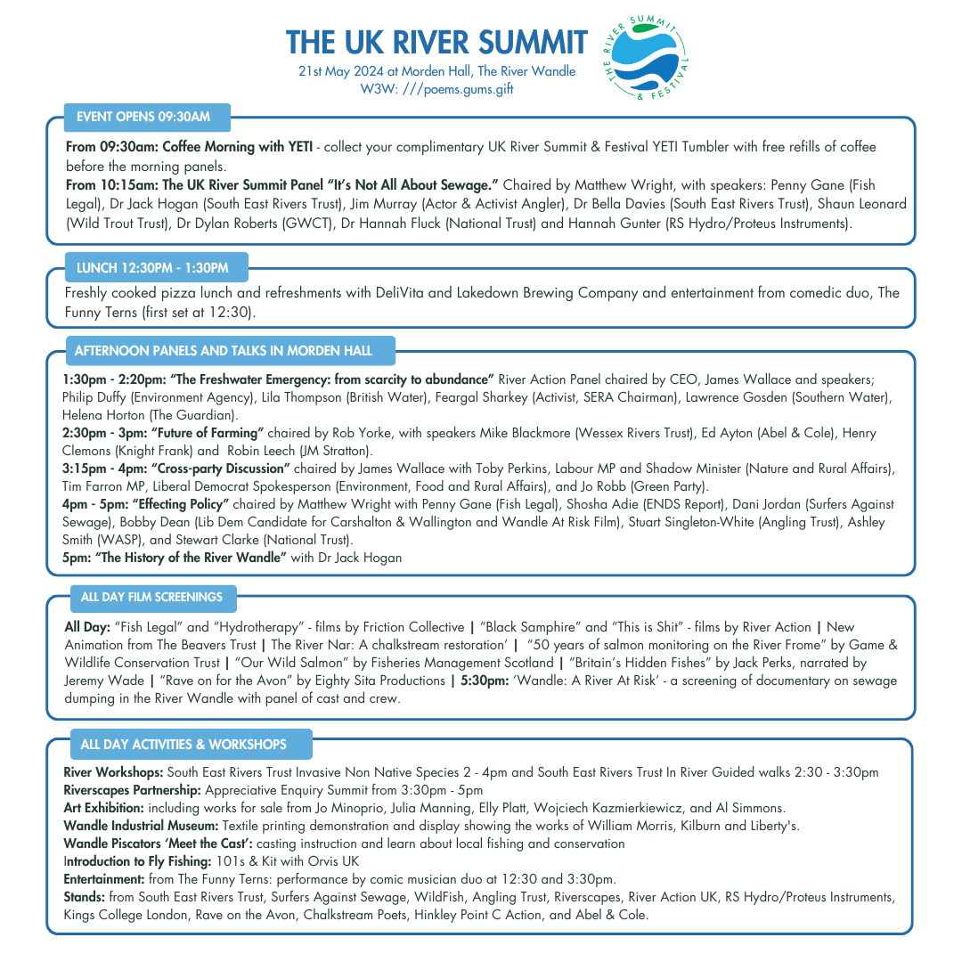 The UK River Summit 2024 — Celebrating Rivers