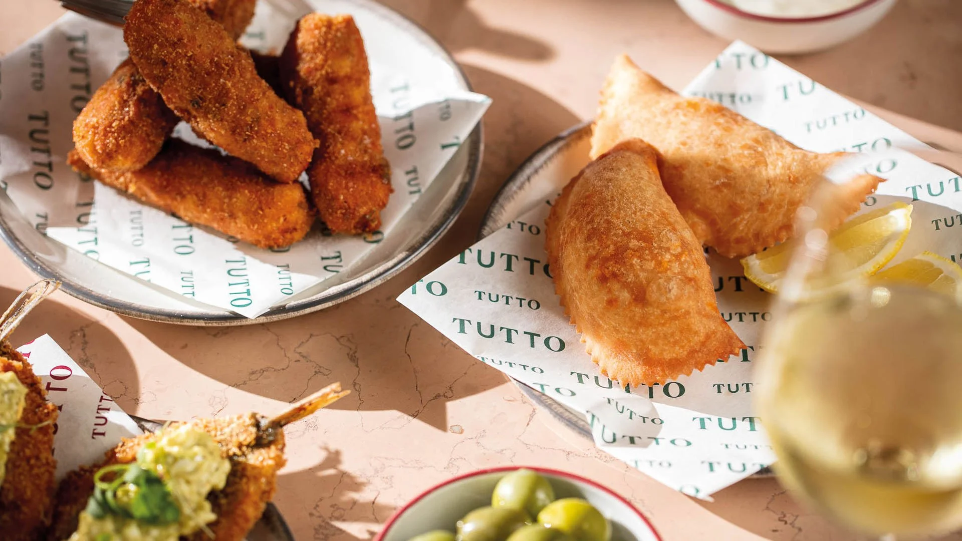 Restaurant branding Tutto, Brighton — Good Noise