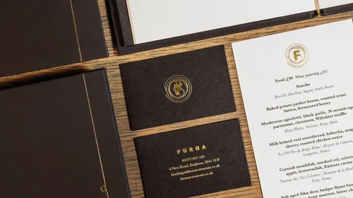 Restaurant brand Identity, Furna, Brighton — Good Noise
