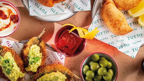 Restaurant branding Tutto, Brighton — Good Noise