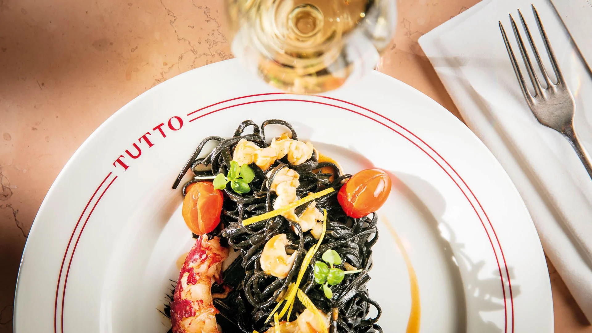 Restaurant branding Tutto, Brighton — Good Noise
