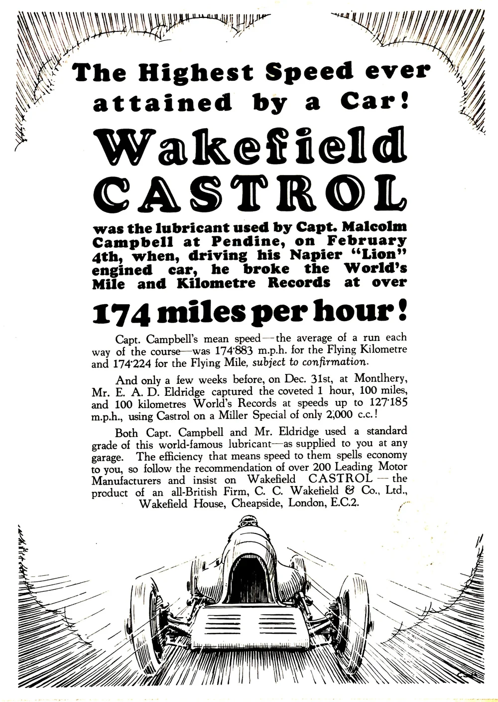 Castrol and record breaking — The Richard Roberts Archive
