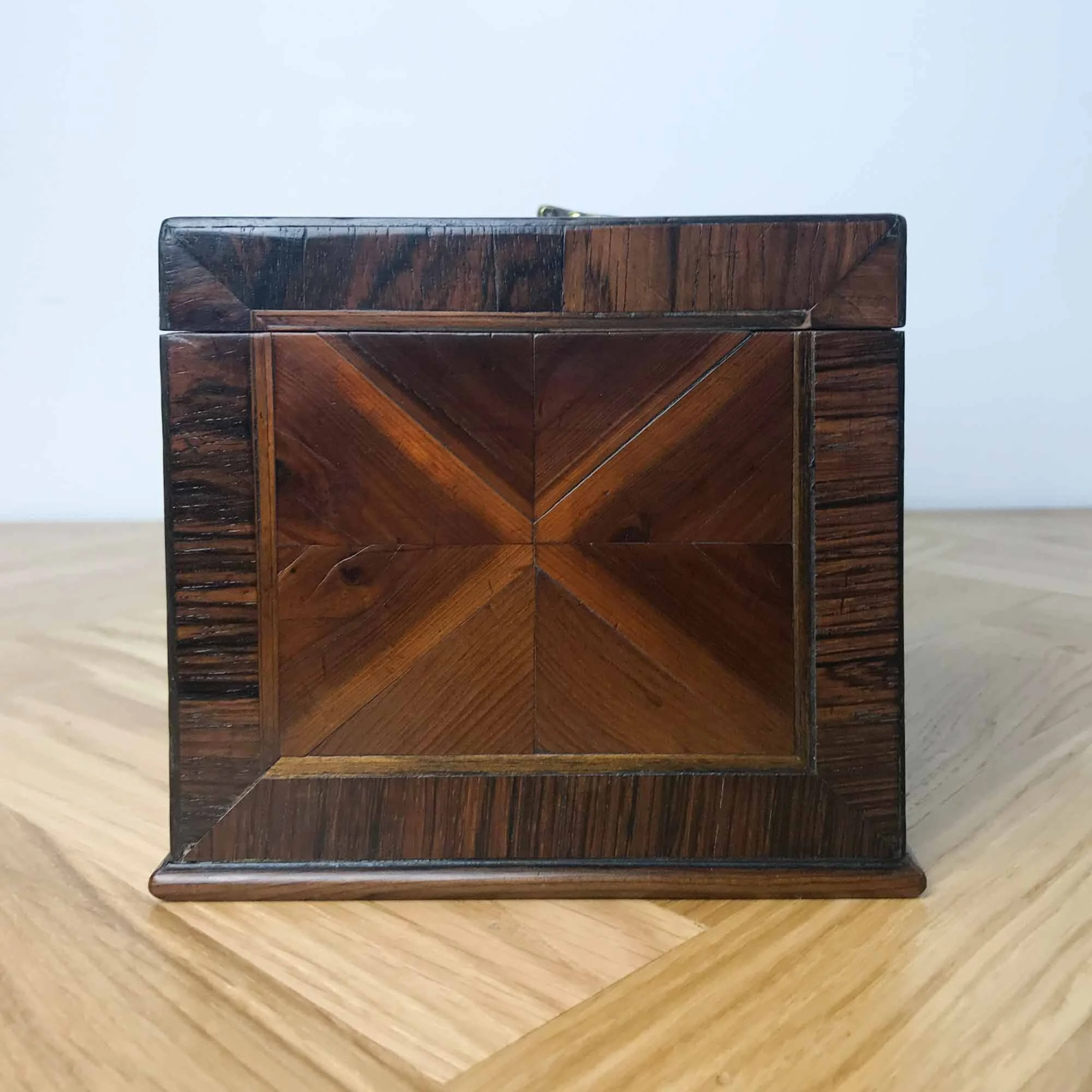 Mahogany Sarcophagus Tea Caddy — Antique and Unique