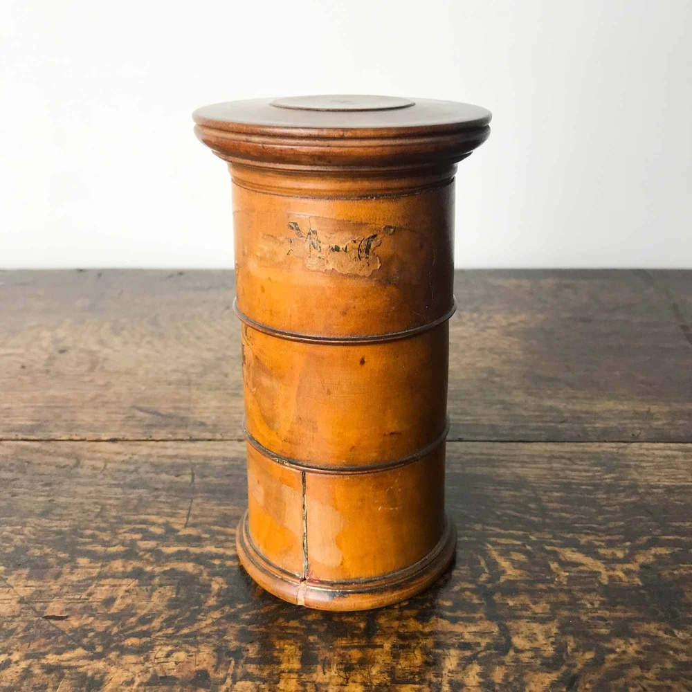 Antique Swedish Treen Pot — Antique and Unique