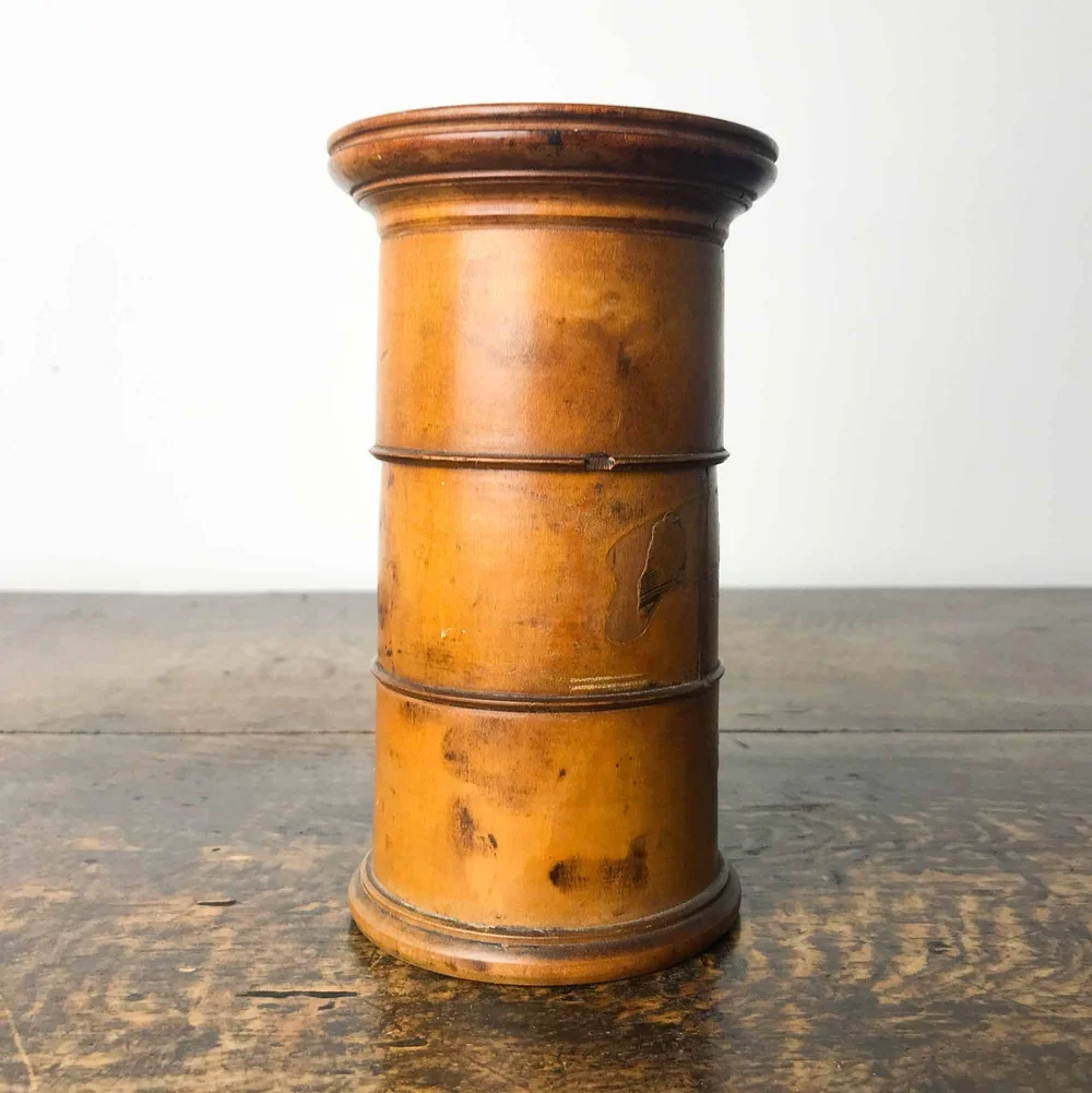 Antique Swedish Treen Pot — Antique and Unique