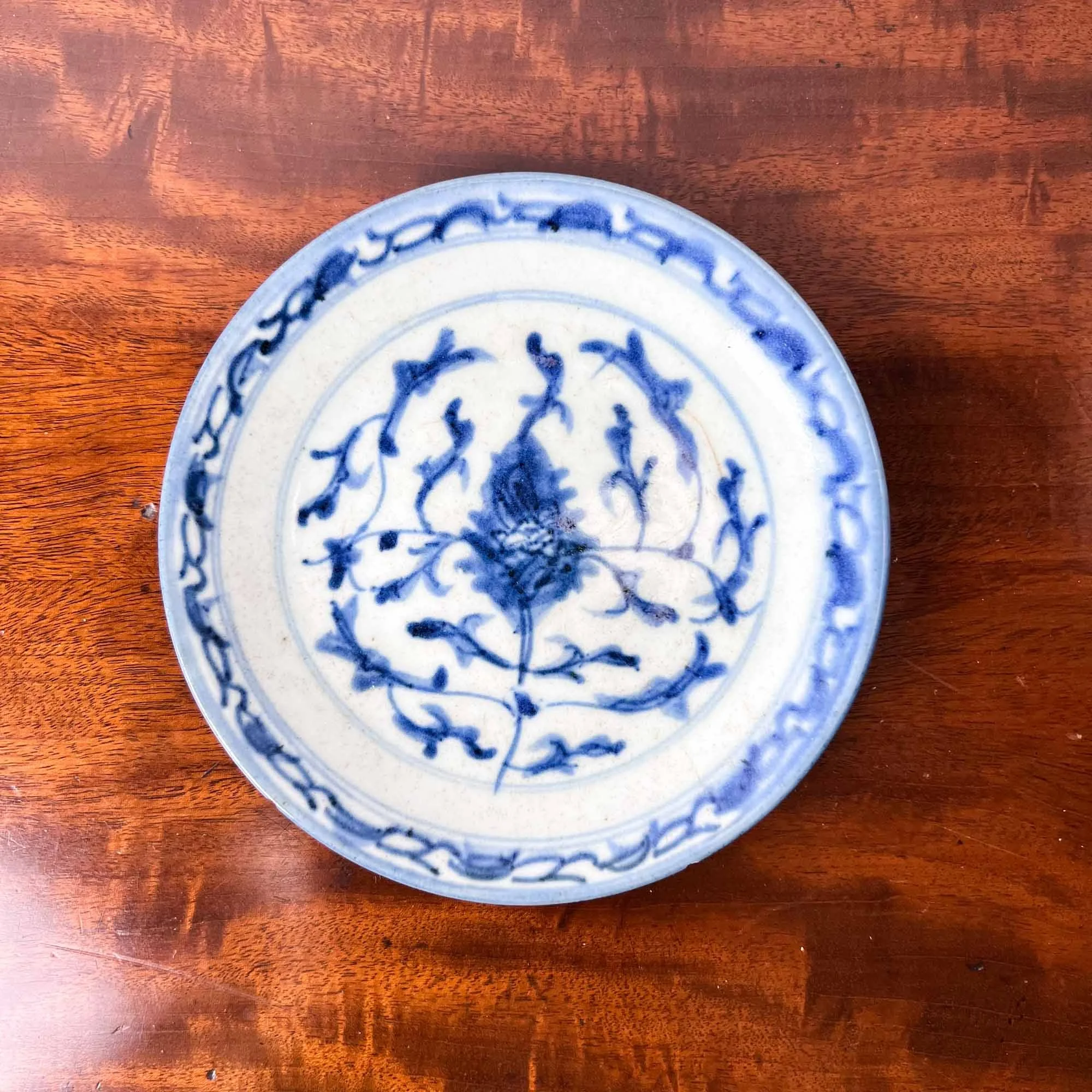 Pair of 18th Century Dutch Delftware Plates — Antique and Unique