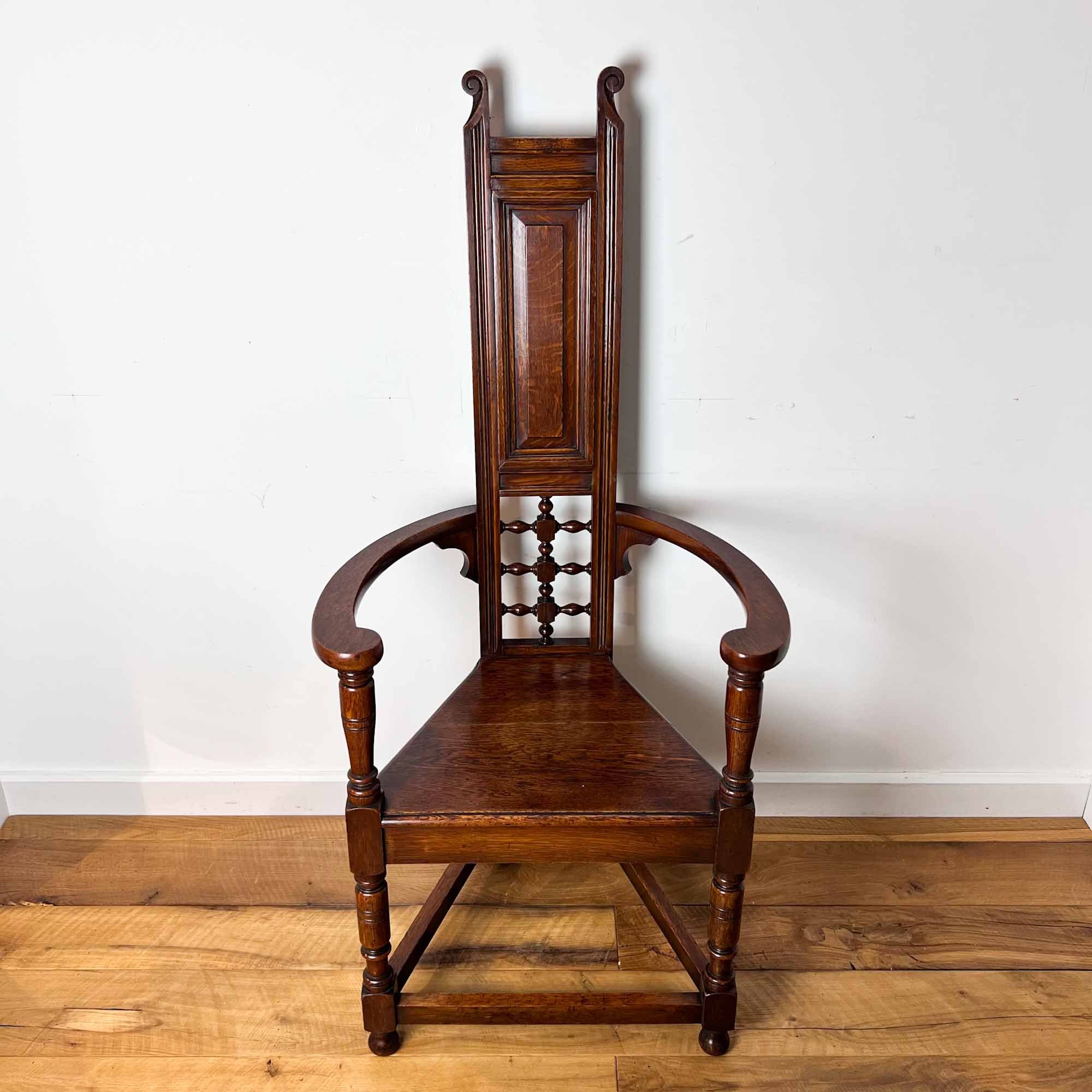An antique elm and beech smokers bow chair or captains chair — Antique ...