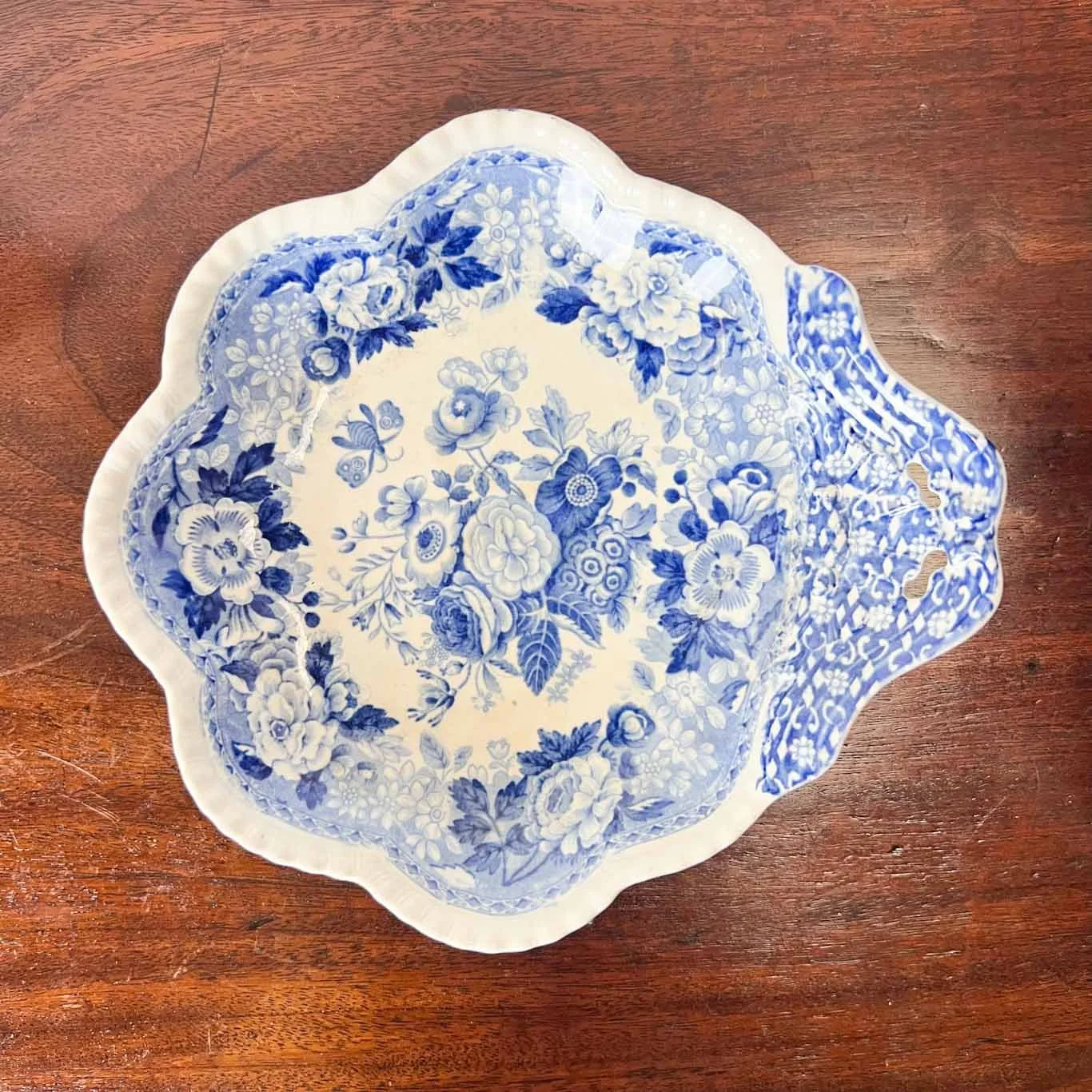 Pair of 18th Century Dutch Delftware Plates — Antique and Unique