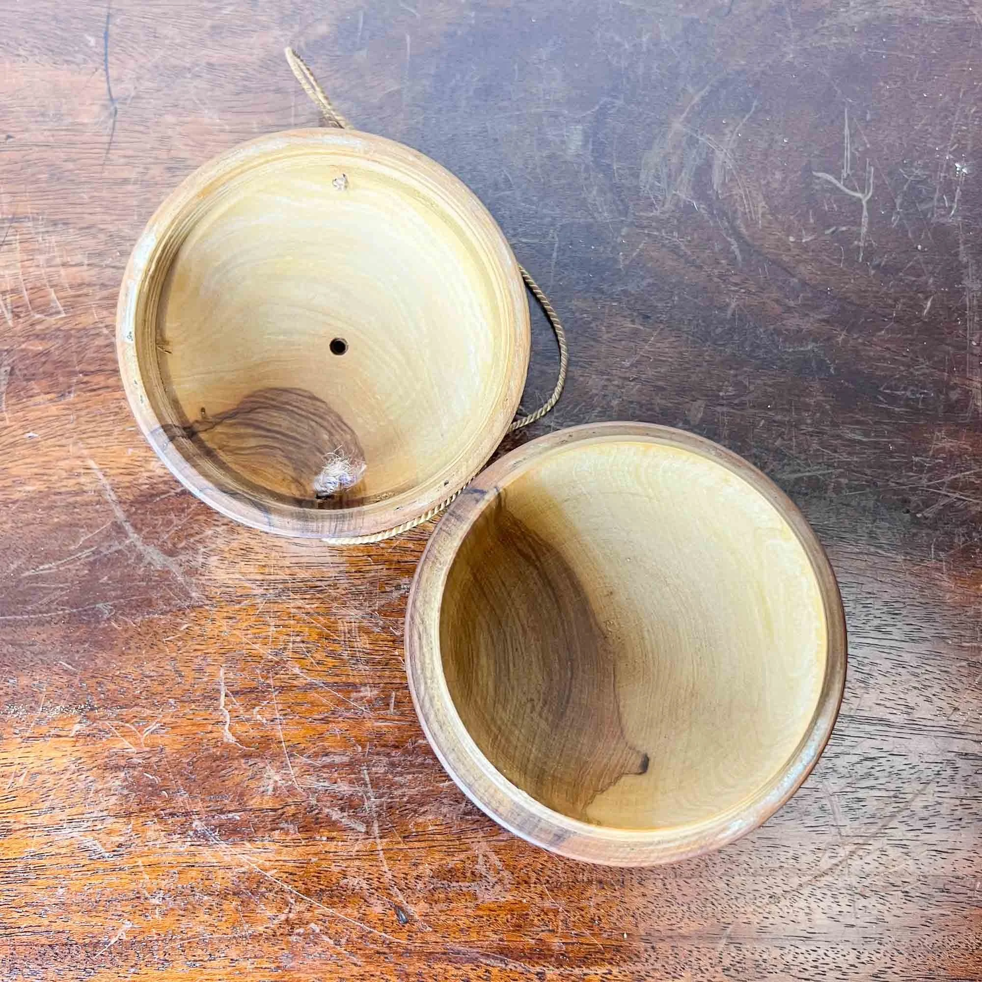 Antique Swedish Treen Pot — Antique and Unique