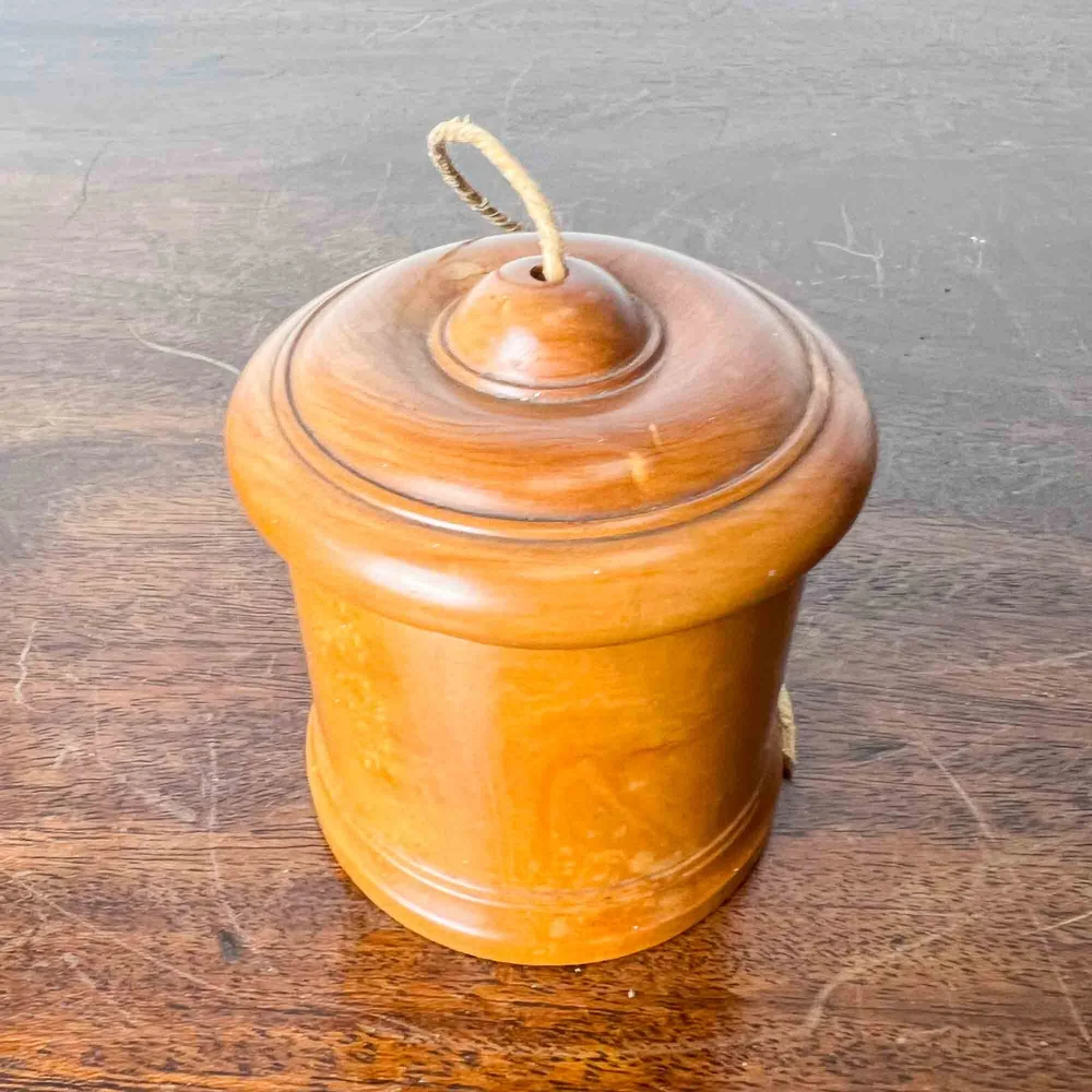 Antique Swedish Treen Pot — Antique and Unique