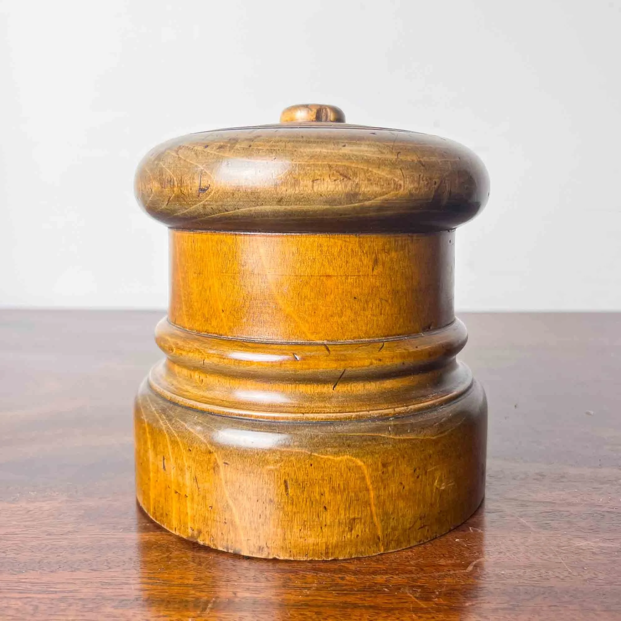 Antique Swedish Treen Pot — Antique and Unique