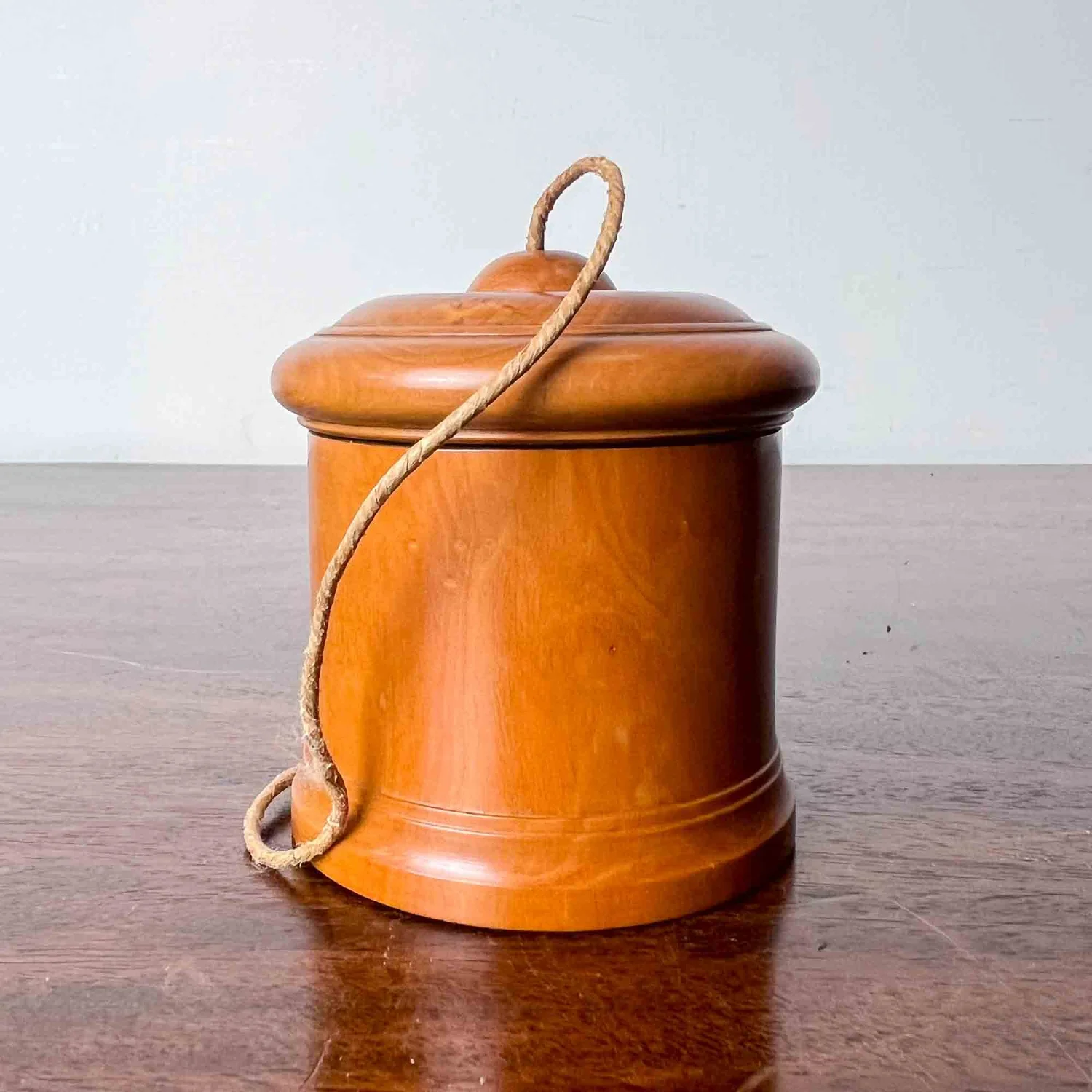 Antique Swedish Treen Pot — Antique and Unique