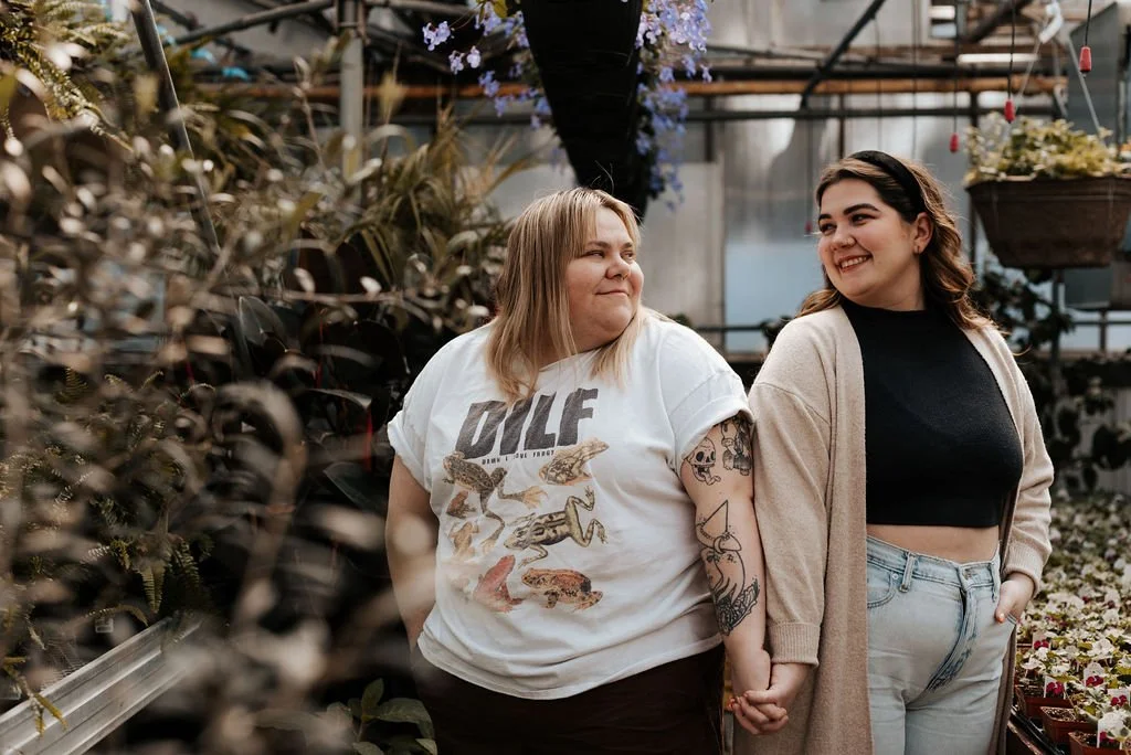 Greenhouse Engagement Photos | Cozyn’s Garden Gallery, Stratford ...