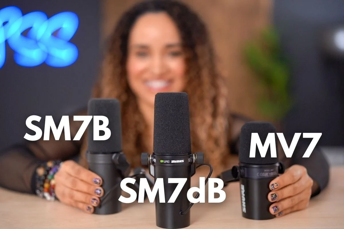 Shure SM7dB vs SM7B vs MV7: Best Podcast Microphones Compared — PSS ...
