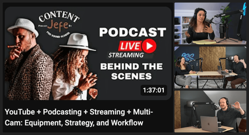 Multicam Live Stream Video Podcast Equipment Guide for a 2-Person Show ...