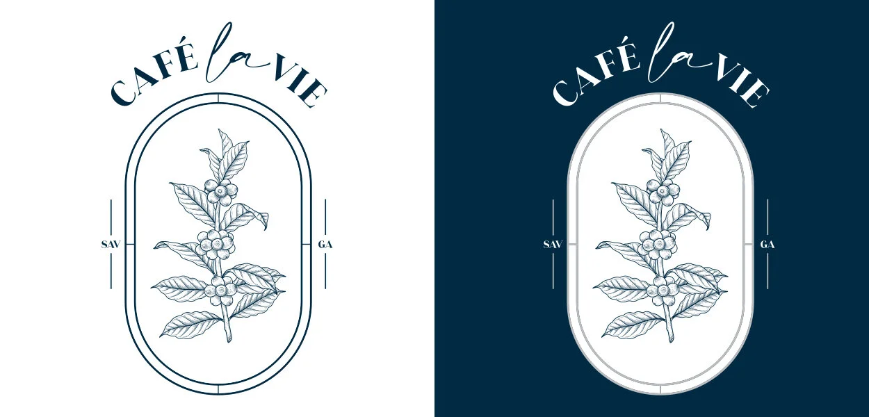 Café La Vie — M Lechleiter Design