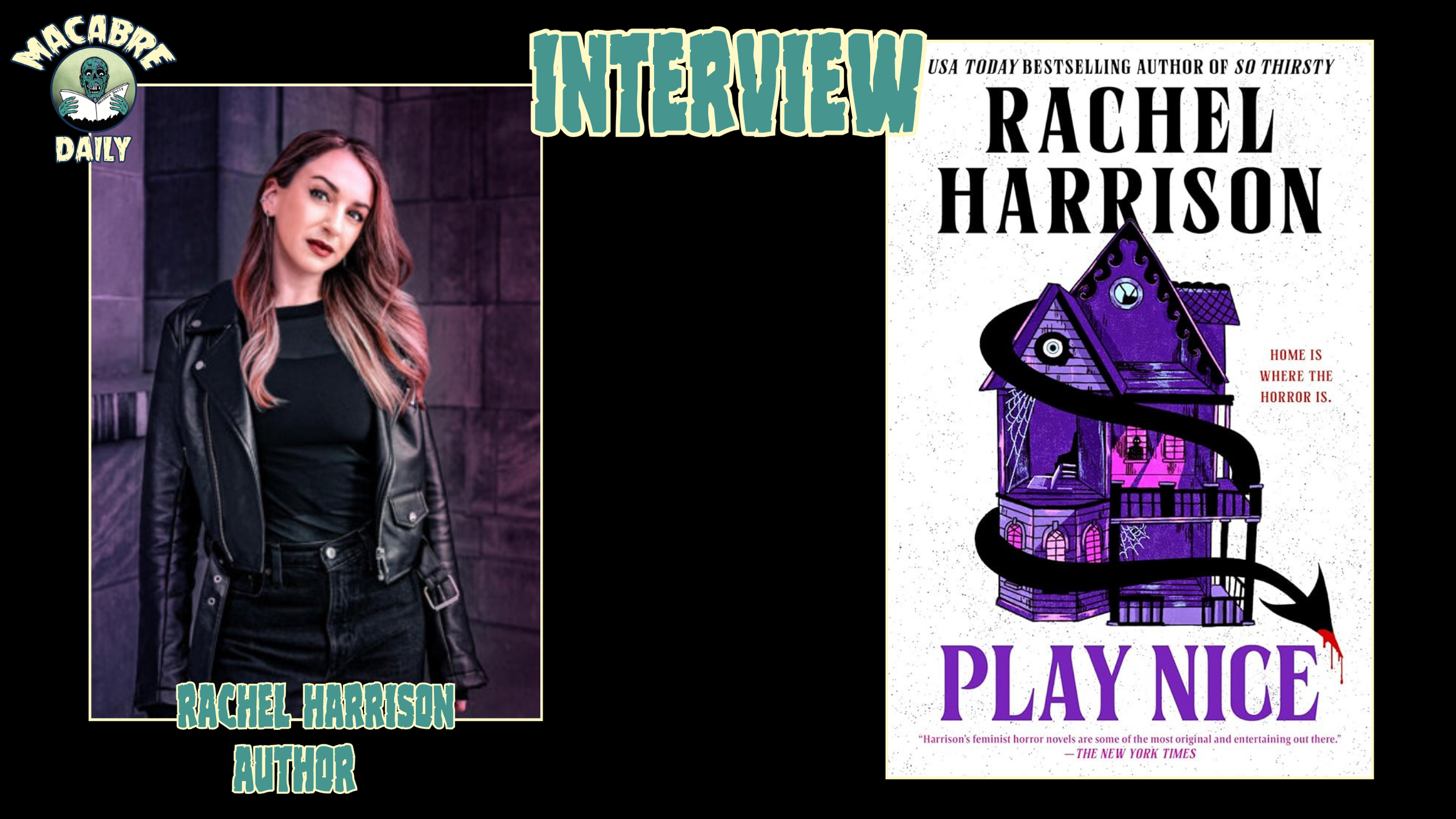 PAPER CUTS: Rachel Harrison On Her Best, And Most Terrifying New Novel "PLAY NICE" (INTERVIEW ...