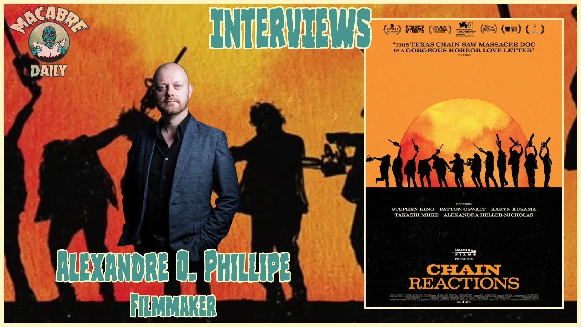 Alexandre O. Philippe Talks “CHAIN REACTIONS” And More! (INTERVIEW ...