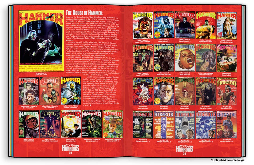 HORRORHOUND Announces "Halftone Horrors: The History Of Horror Movie ...