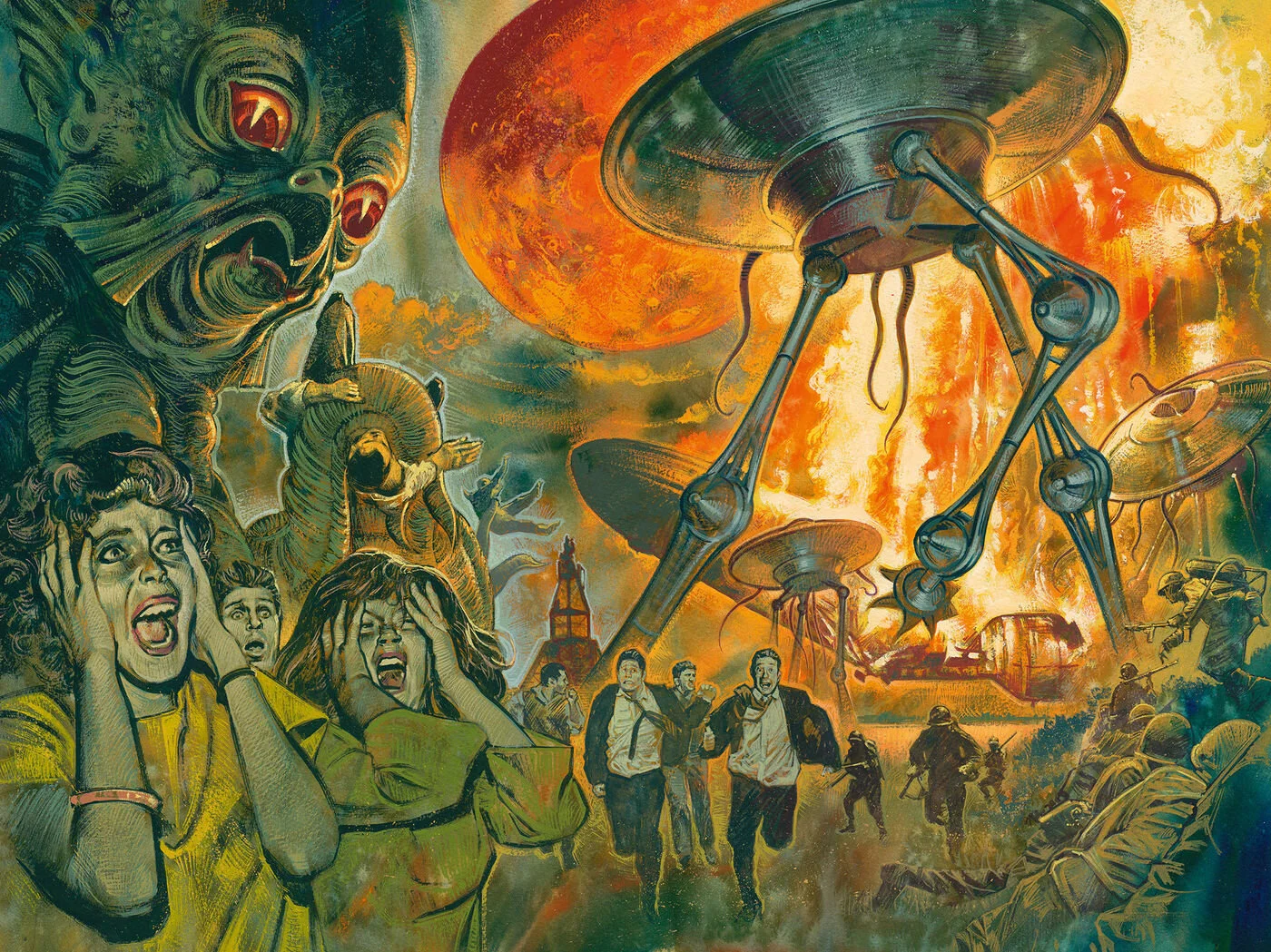 Ray Harryhausen's Proposed "War Of The Worlds" — Macabre Daily