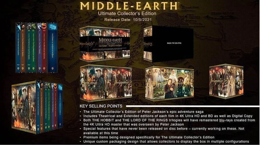 First Look At MIDDLE EARTH Ultimate Collector's Edition 4K Blu-Ray From ...