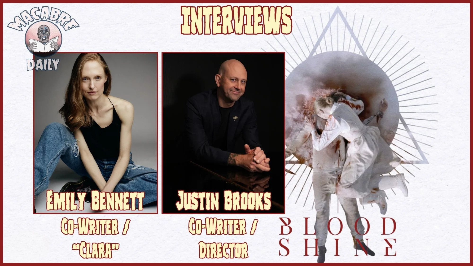 Emily Bennett & Justin Brooks Talk About Light, Dark, & “BLOOD SHINE ...