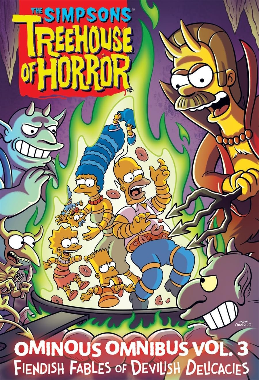 Simpsons Treehouse of Horror Ominous Omnibus Volume 3 Is Available Now from Abrams ComicArts ...