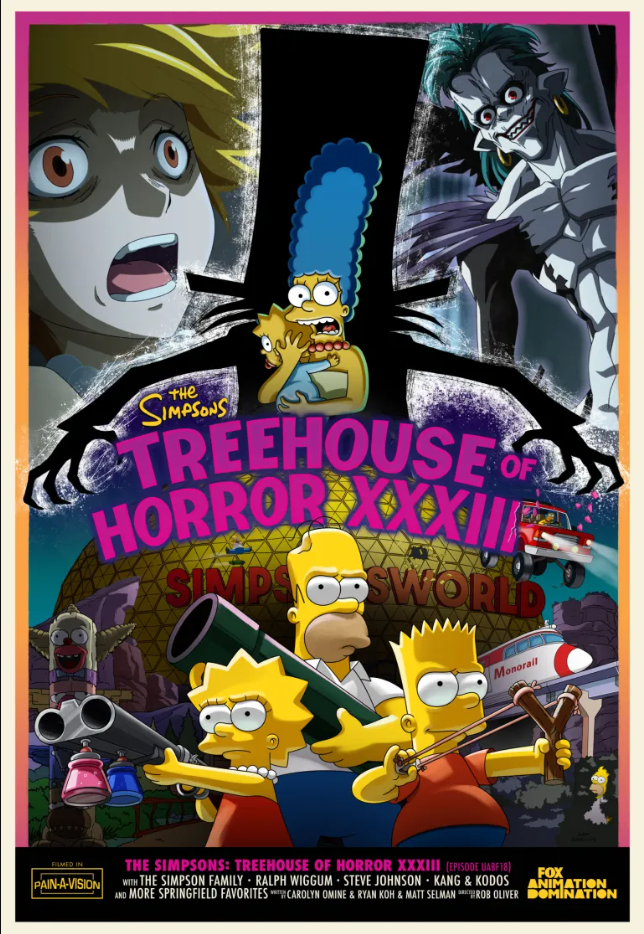 "The Simpsons - Treehouse of Horror XXXIII" Images Tease 'Babadook' And 'Death Note' Parodies ...