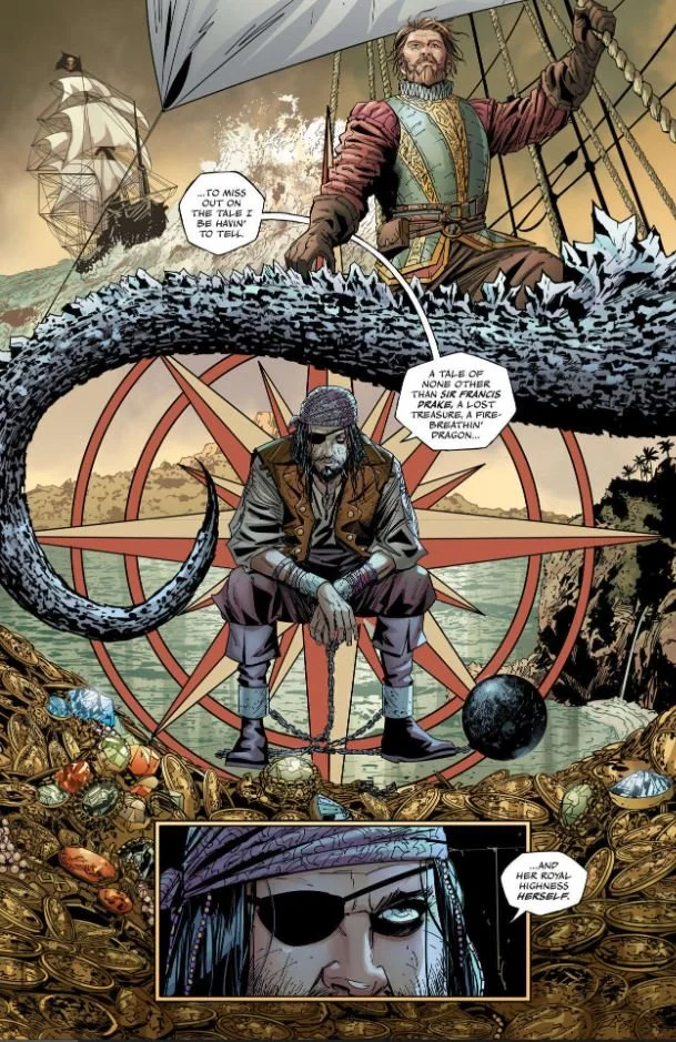 COMIC REVIEW - GODZILLA: HERE BE DRAGONS #1 – EVEN PIRATES V GODZILLA ...