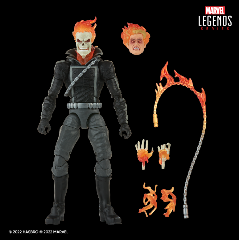 Marvel Legends Celebrating 50 Years Of GHOST RIDER With New Retro ...