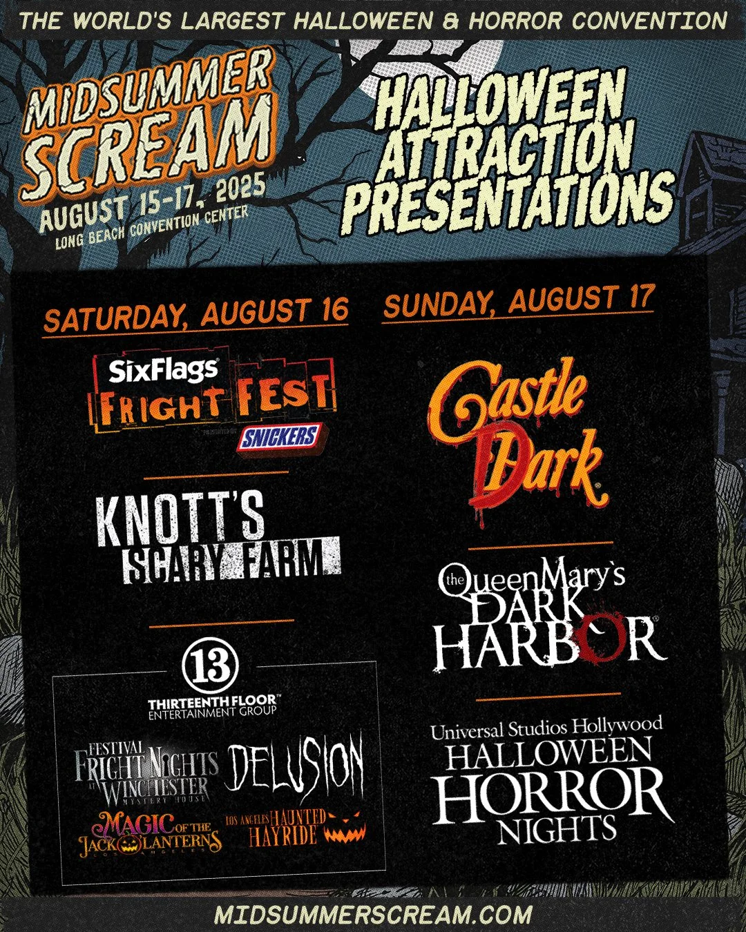 "MIDSUMMER SCREAM" Returns with Horror Icons, Haunted Mazes, And More! — Macabre Daily