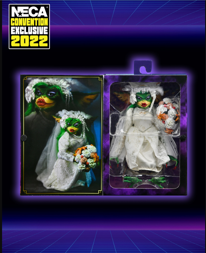 NECA Reveals New Gremlins Con Exclusive Ultimate Wedding Greta Figure ...