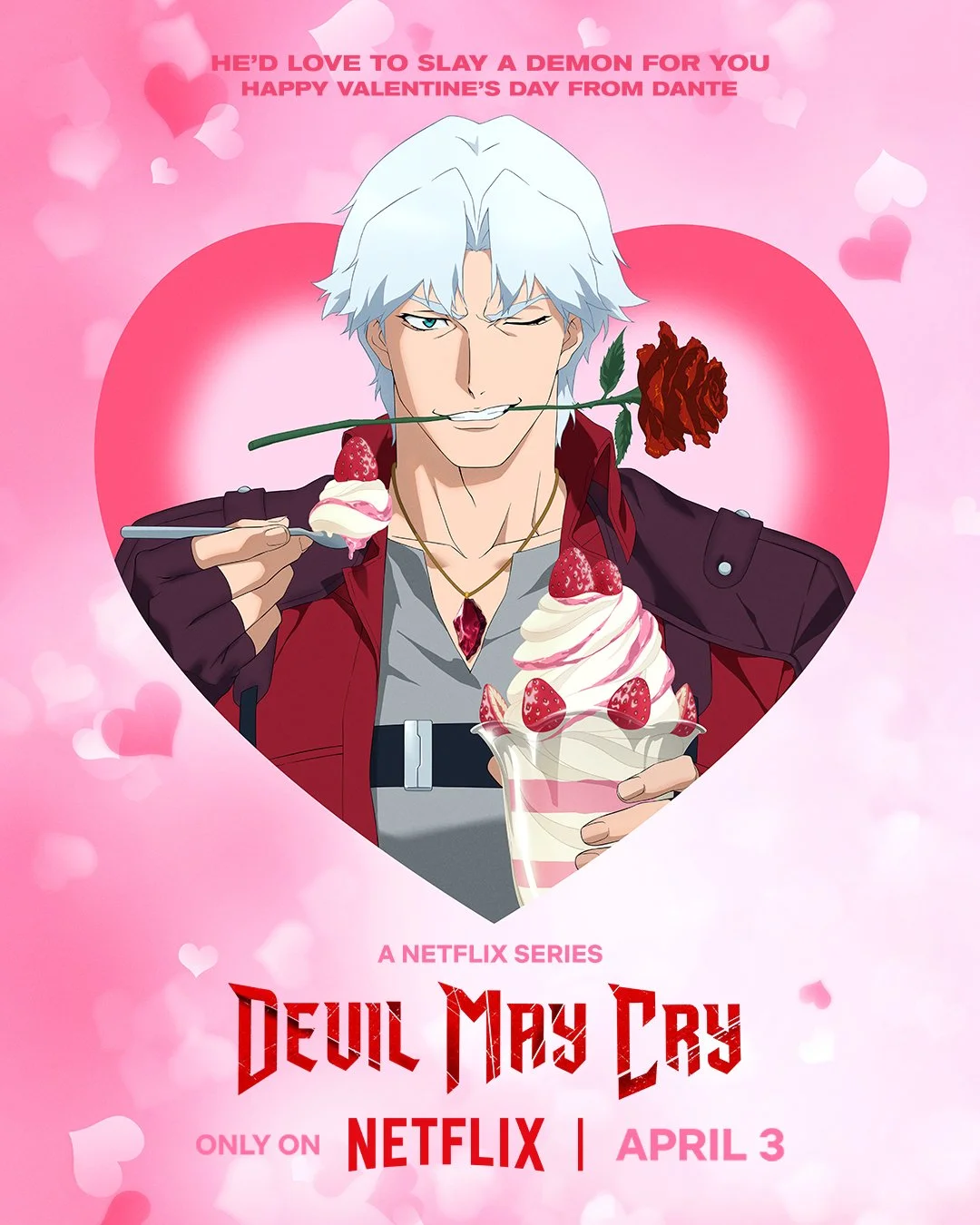 Netflix's "DEVIL MAY CRY" (2025) Sends Valentine's Wishes From Dante ...