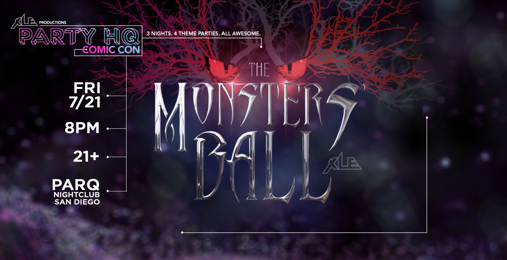 XLE Bringing Altogether Spooky 'MONSTERS BALL' Party To SDCC 2023 ...