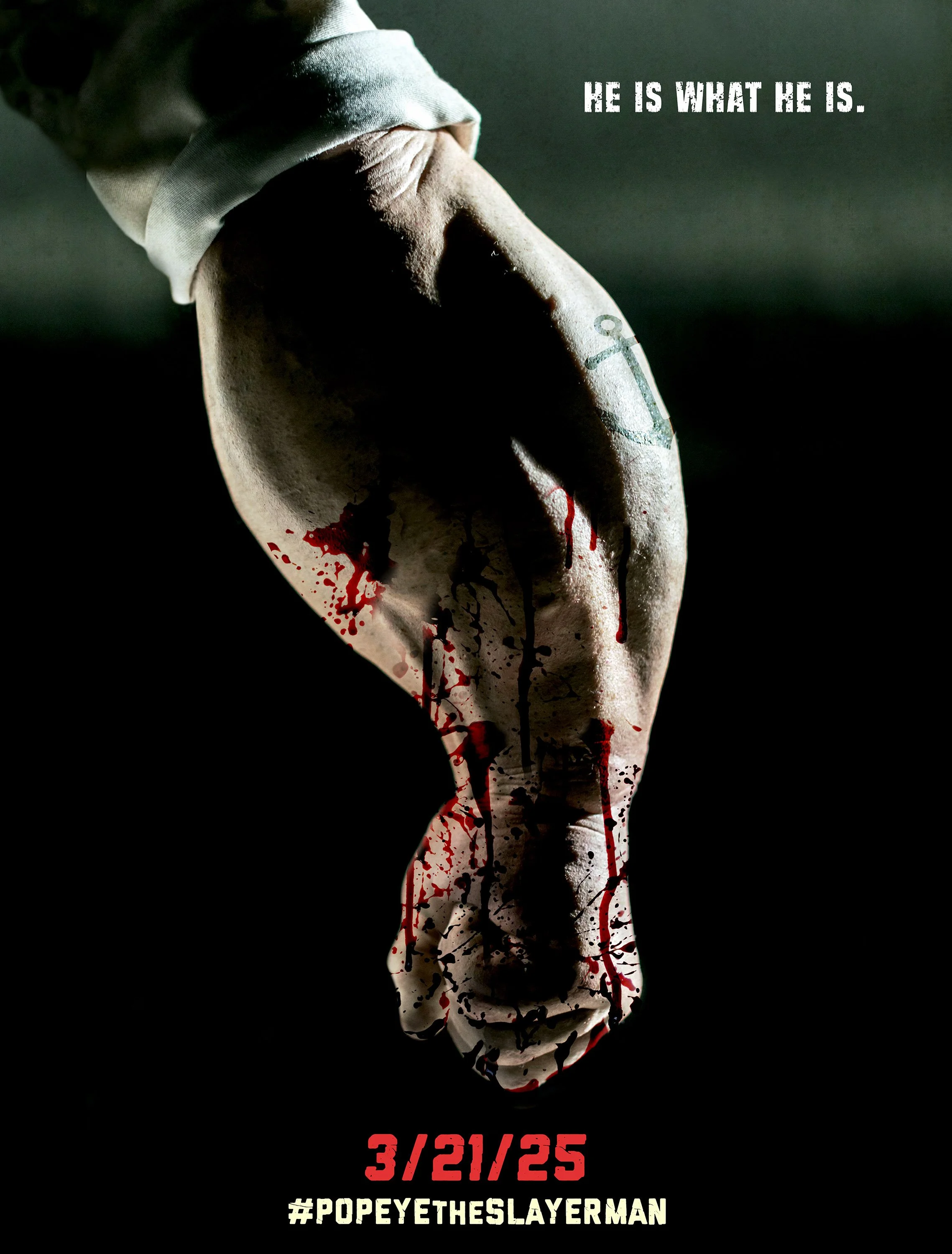 Another Bloody Clip From "POPEYE THE SLAYER MAN" (2025) Before He ...