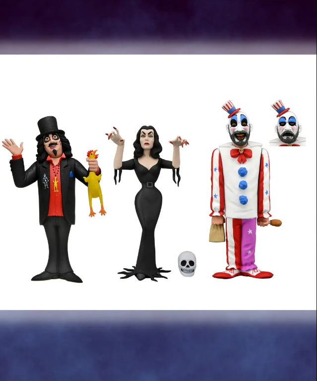 NECA's "Toony Terrors" Series Features VAMPIRA, CAPTAIN SPAULDING, and ...