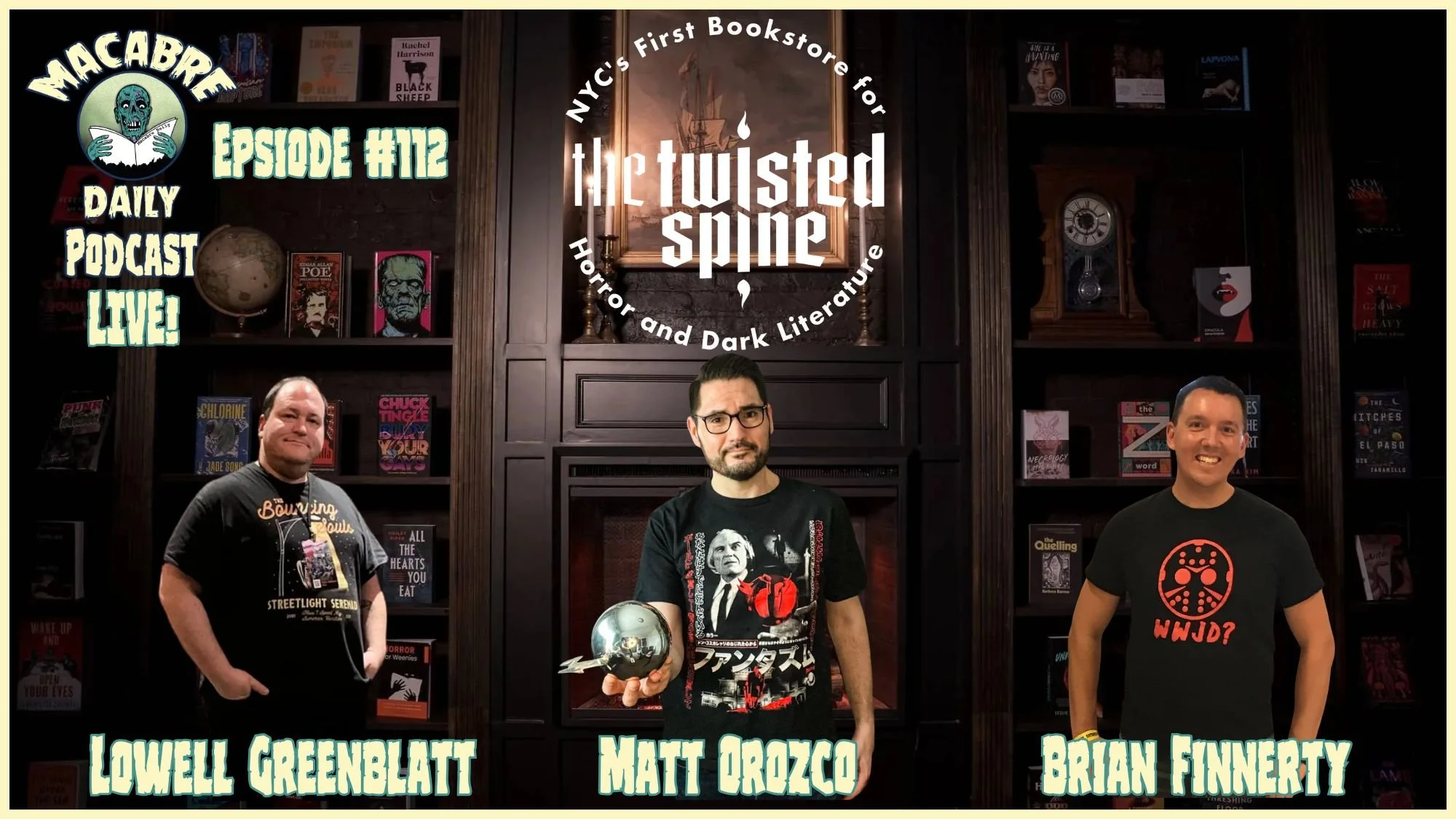 Macabre Daily Podcast Broadcasted LIVE From The Twisted Spine In ...