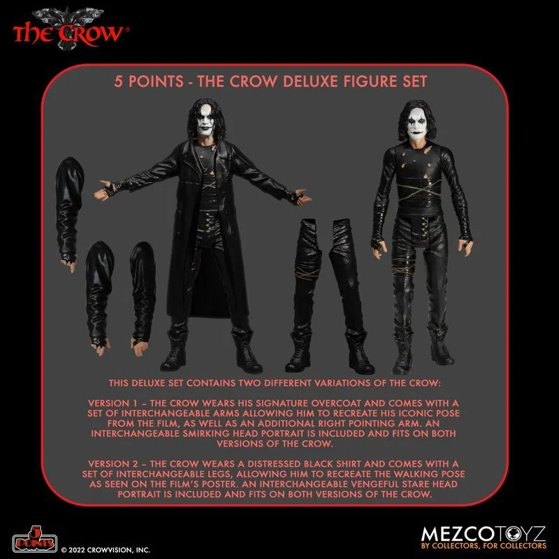 ‘THE CROW’ DELUXE FIGURE SET NOW AVAILABLE FOR PREORDER FROM MEZCO ...