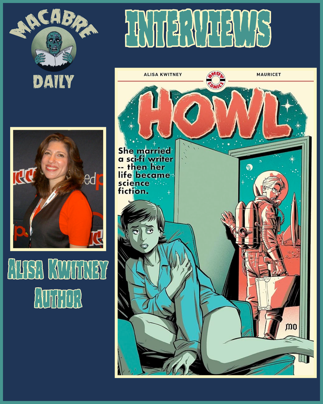 Macabre Daily Gets Spacey With Alisa Kwitney and "HOWL" (INTERVIEW) — Macabre Daily