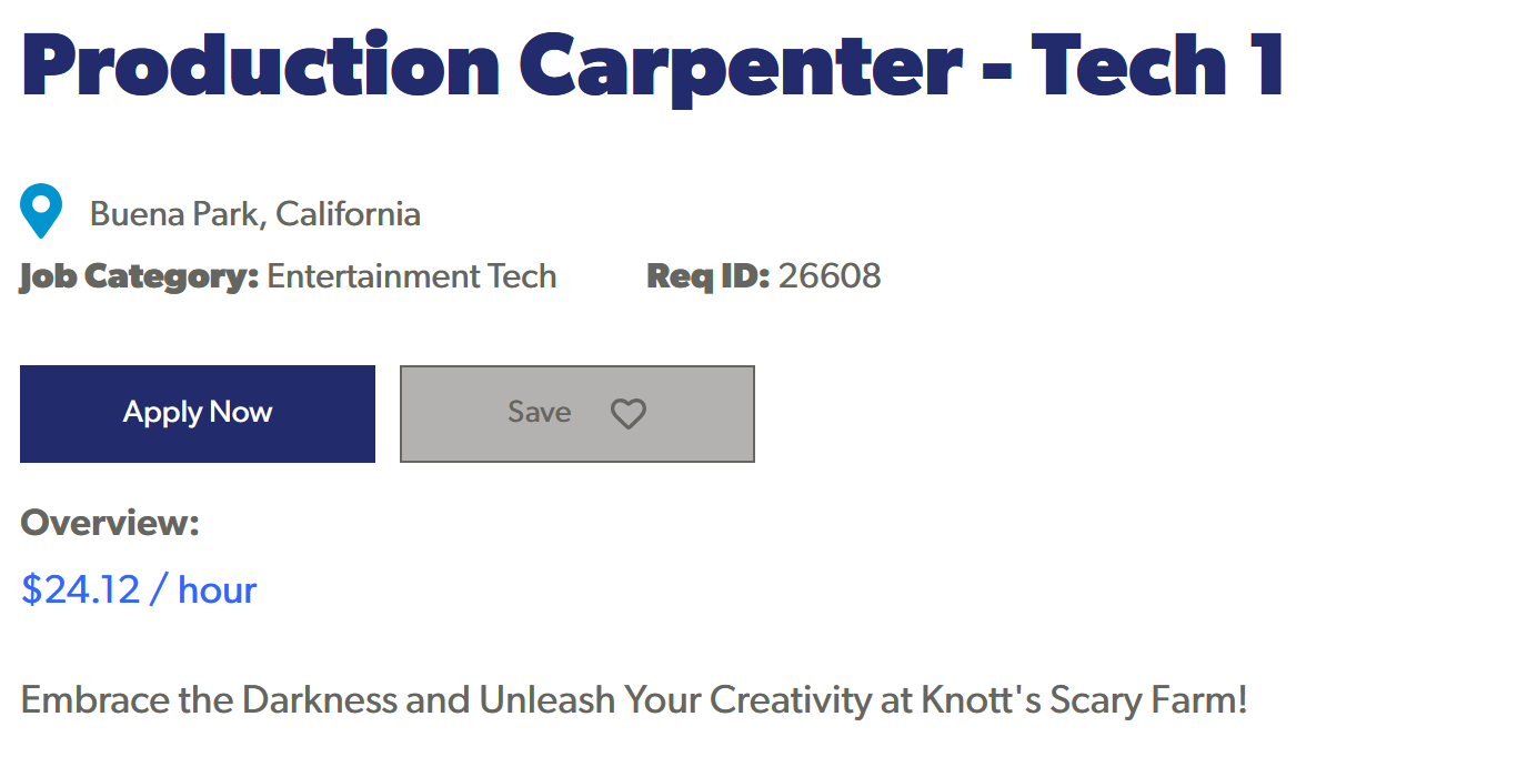 Knott's Begins Hiring For "SCARY FARM" 2025...Ready To Apply? — Macabre ...