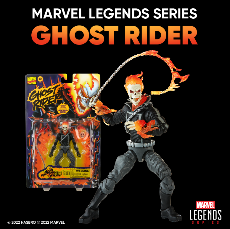 Marvel Legends Celebrating 50 Years Of GHOST RIDER With New Retro ...
