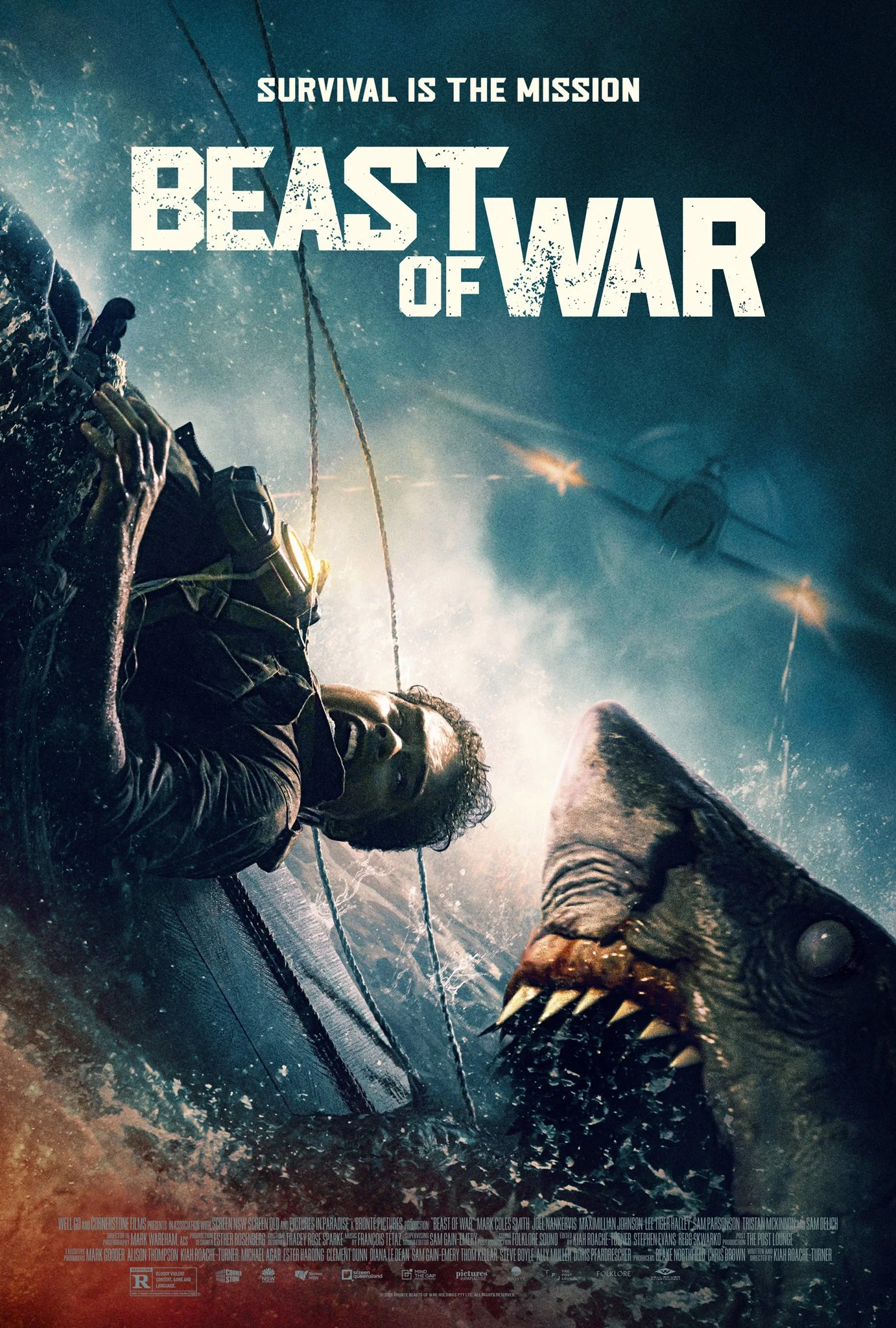 "BEAST OF WAR" (2025) Is A Fintastic New Entry Into Sharksploitation ...