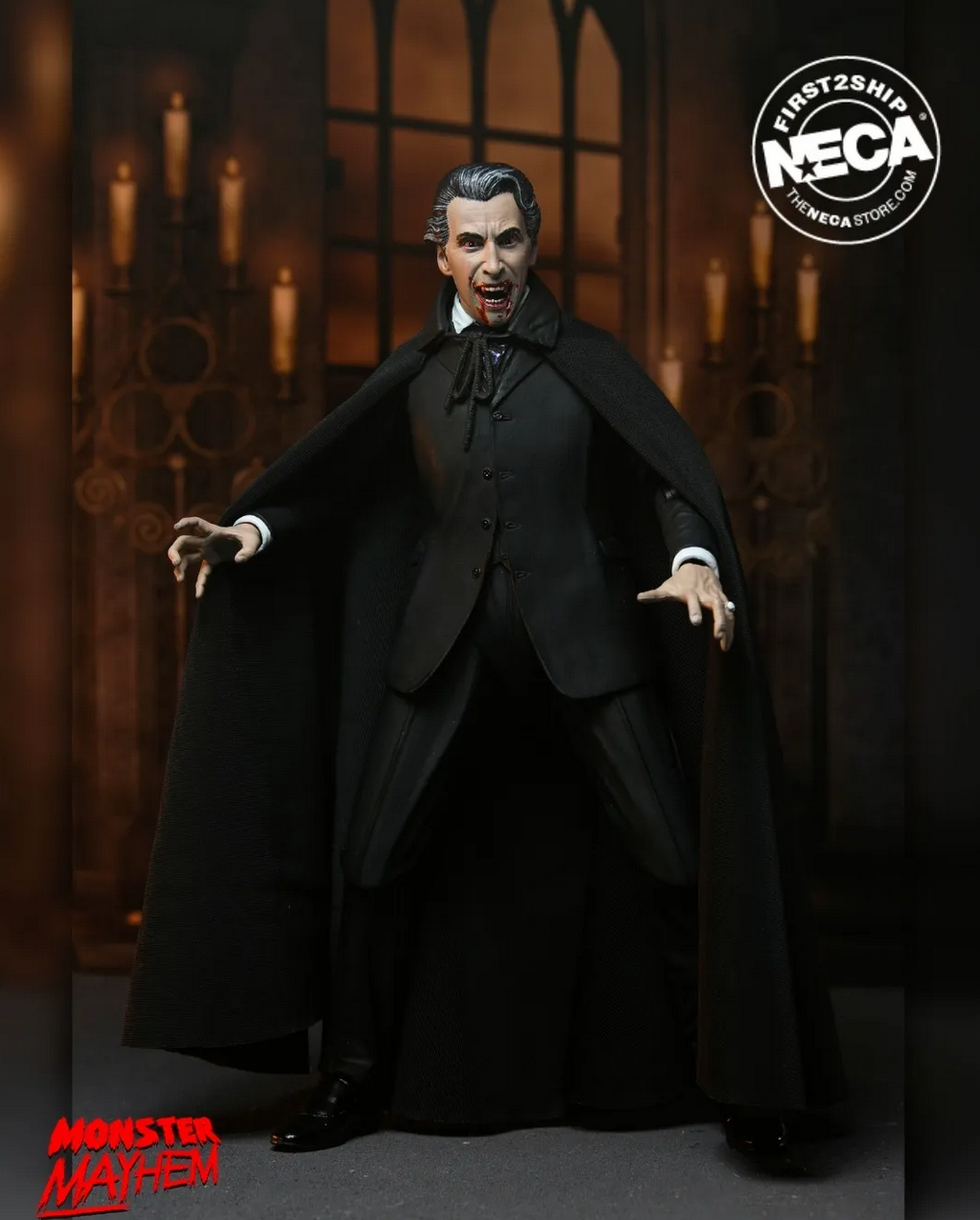 NECA unleashes ultimate Christopher Lee DRACULA figure from 'HORROR OF ...