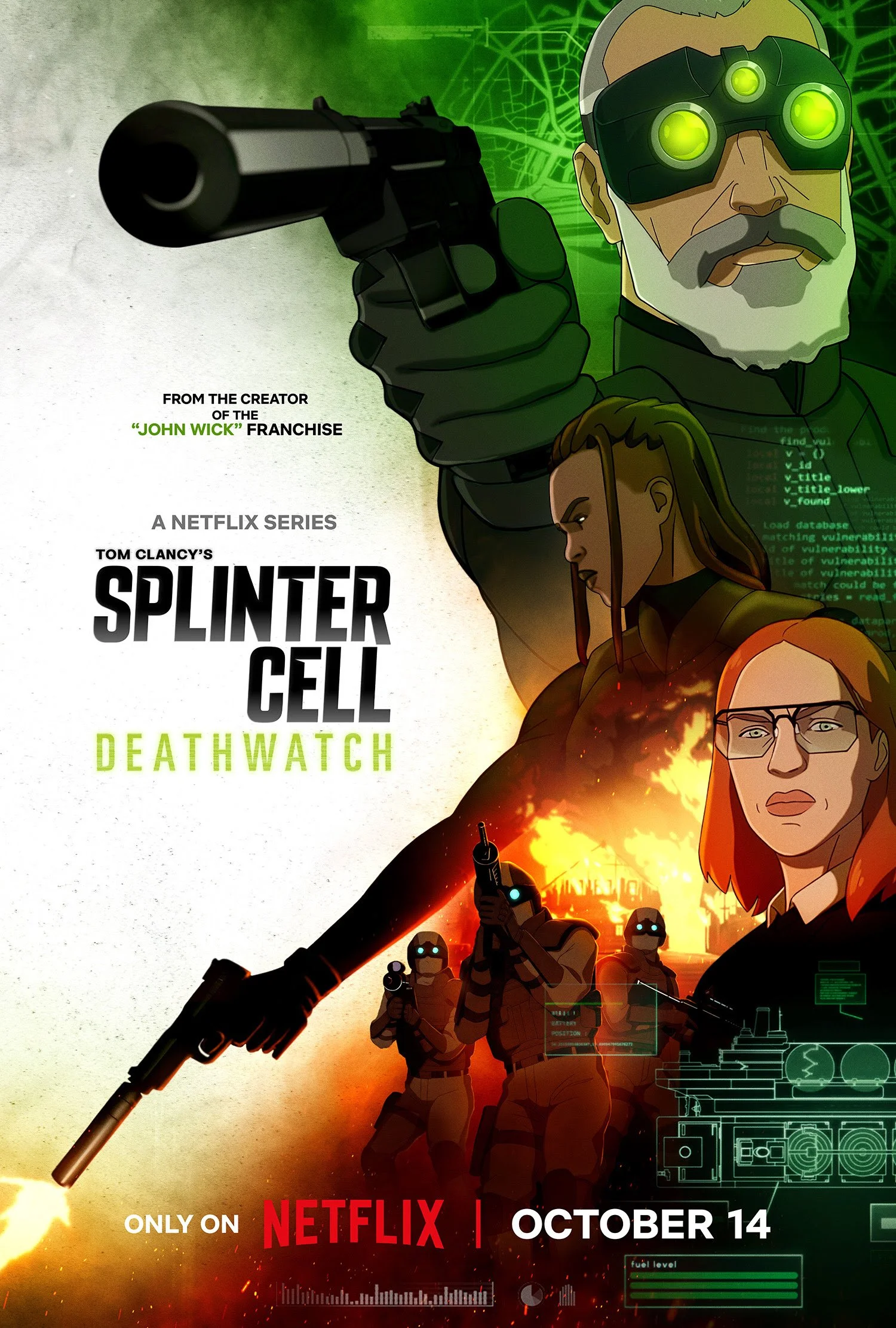 Netflix Goes In Deep With "TOM CLANCY'S SPLINTER CELL: DEATHWATCH ...